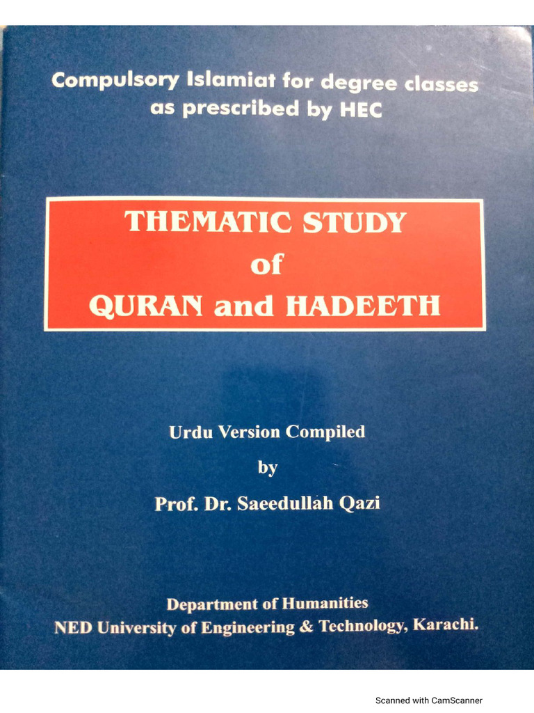 Chapt#5 Thematic Study | PDF