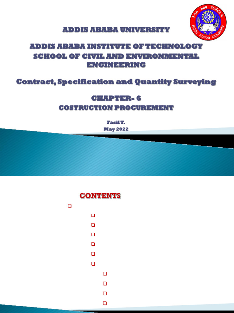 CHAPTER-6 PROCUREMENT | PDF | Procurement | Business