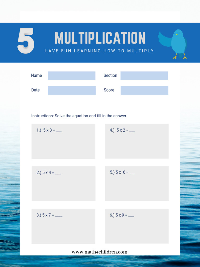 Fun Multiplication Practice Worksheets | PDF