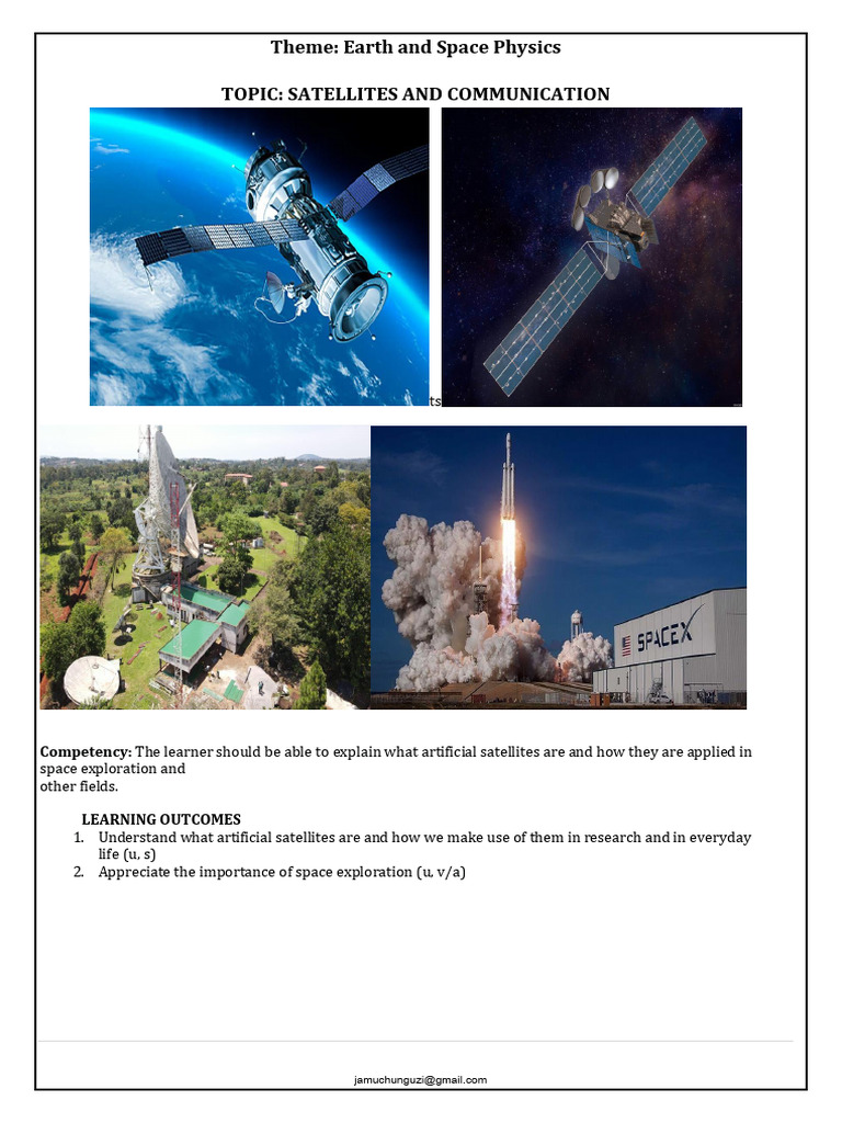 Understanding Satellites in Space Physics | PDF | International Space ...