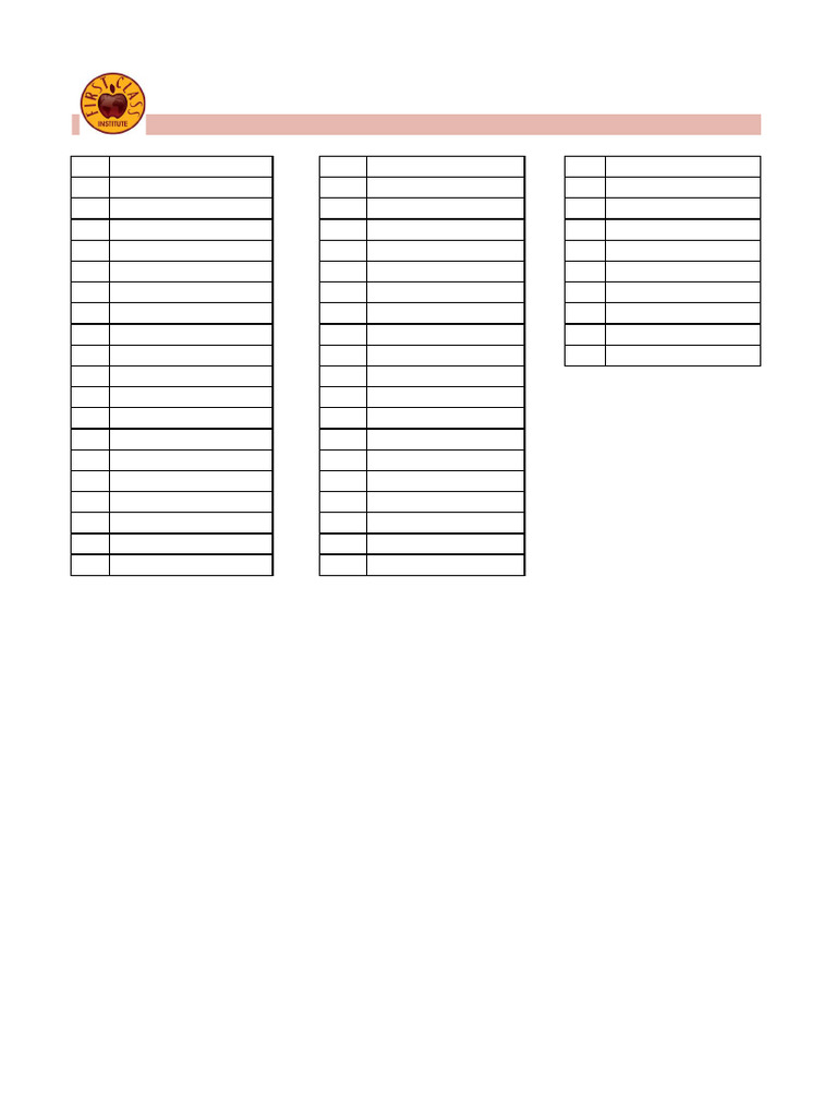 Word Bank | PDF