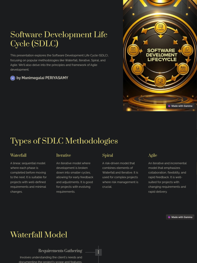 Software Development Life Cycle SDLC | PDF