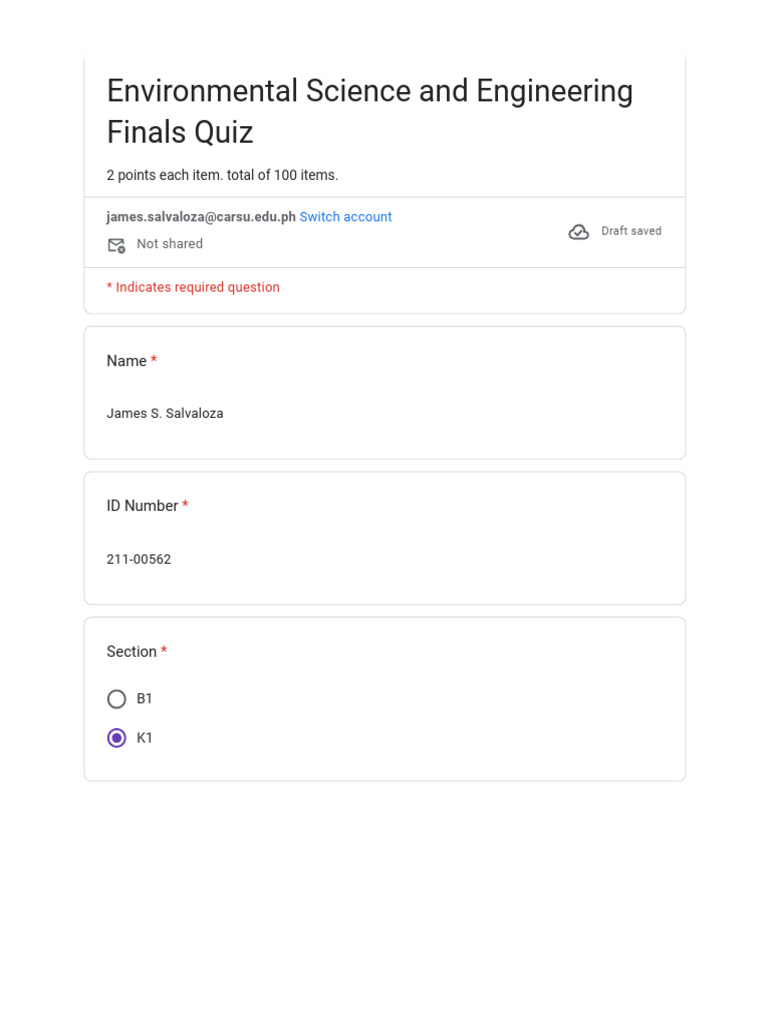 Environmental Science Finals Quiz Guide | PDF | Water Pollution | Waste
