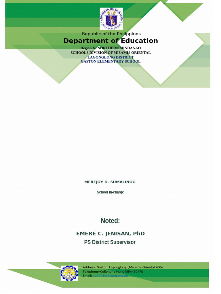 A4 Cover Page | PDF