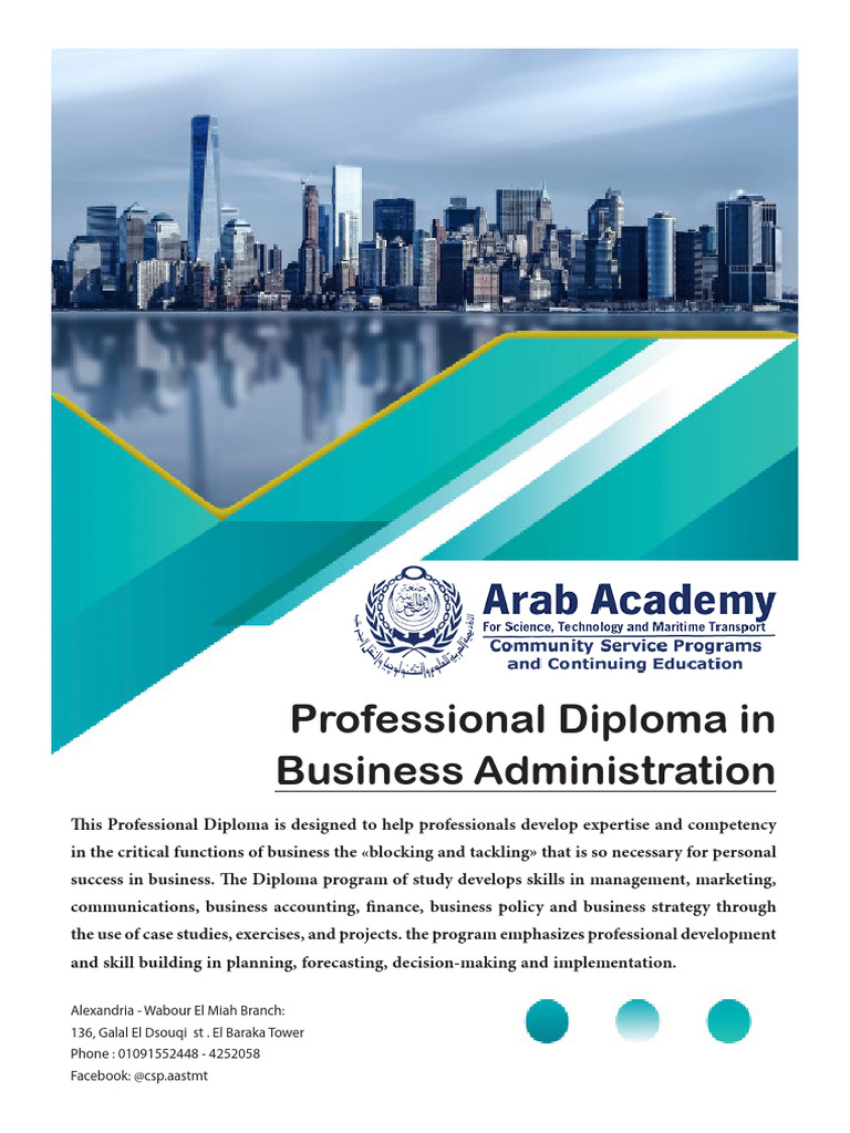 Business Administration Diploma 2025 | PDF | Marketing | Human Resource ...