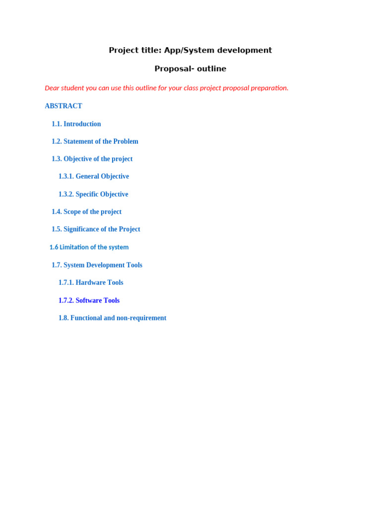 App/System Development Proposal Guide | PDF
