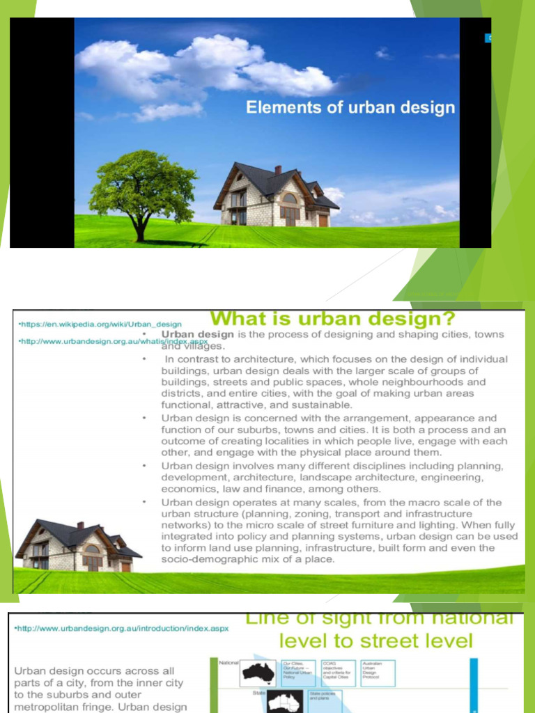 URBAN DESIGN ELEMENTS | PDF