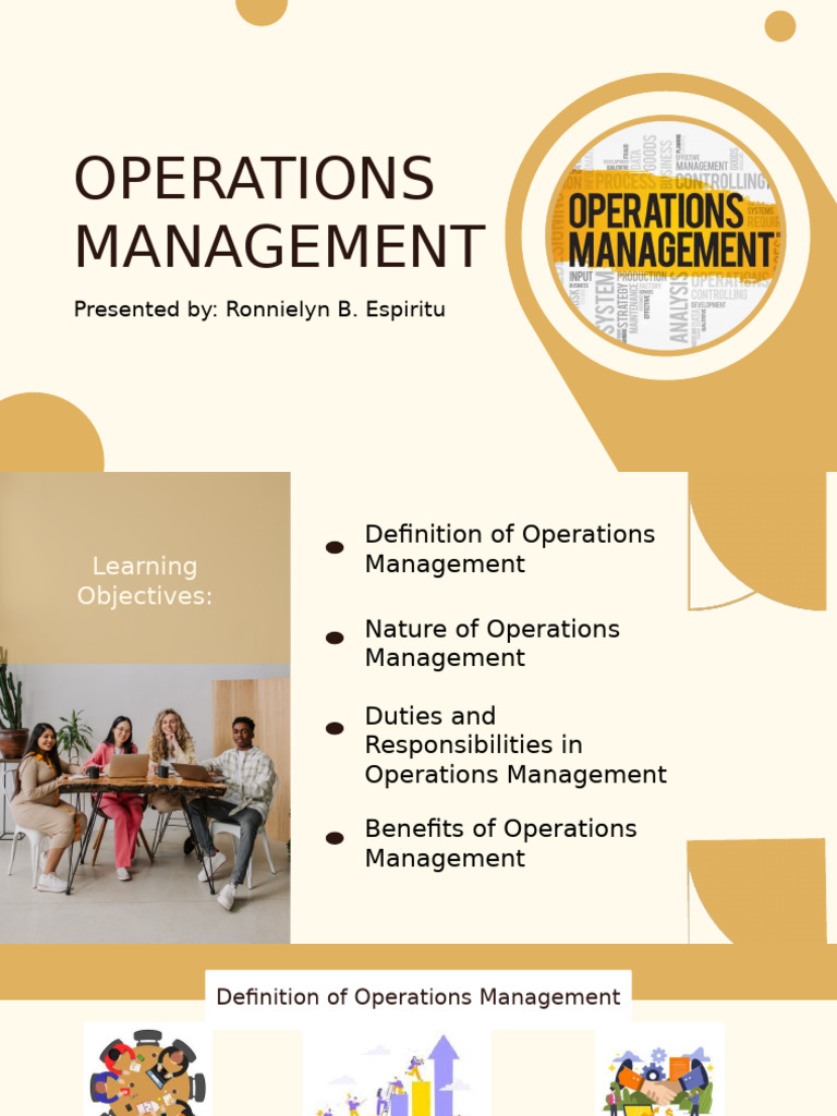 Operations-Management-Overview | PDF