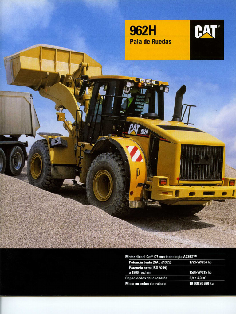 CAT-962-H Especificaciones Técnicas | PDF