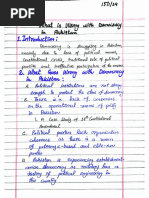 Handwritten Notes Class 10 Political Parties | PDF