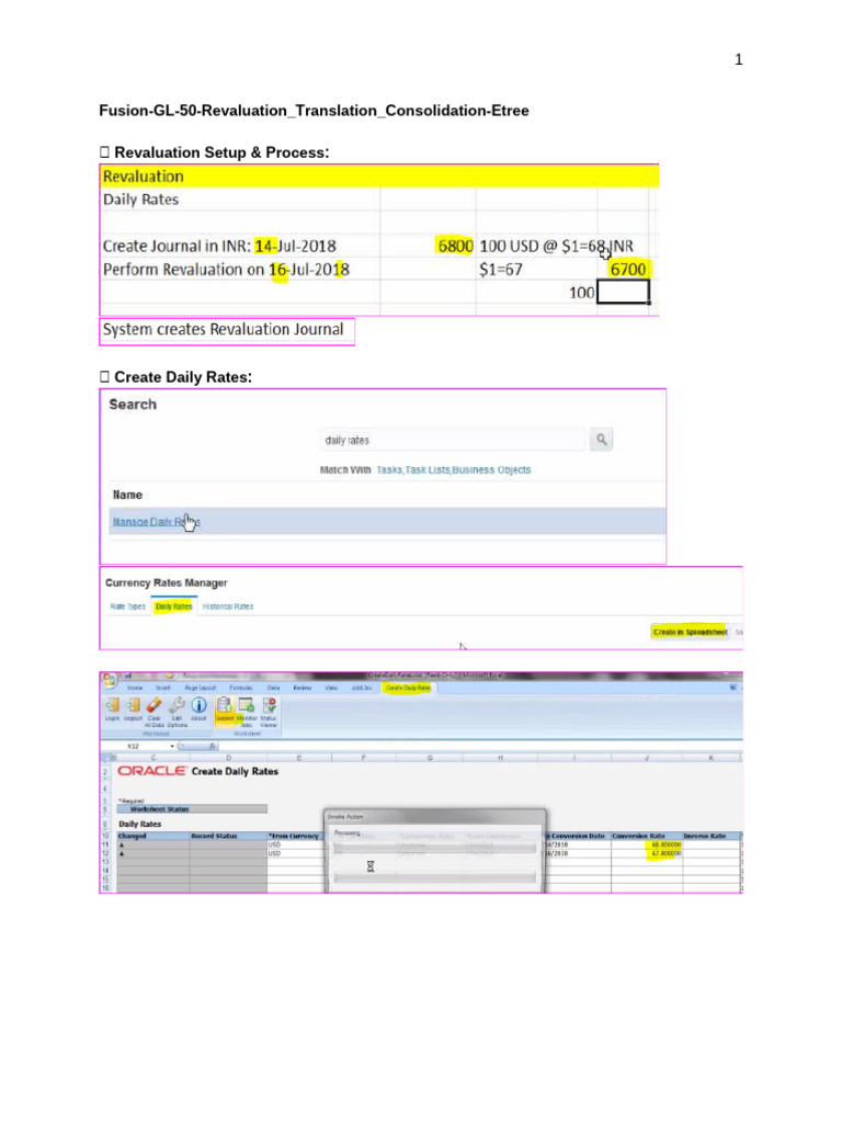 Revaluation and Consolidation Process Guide | PDF | Computing