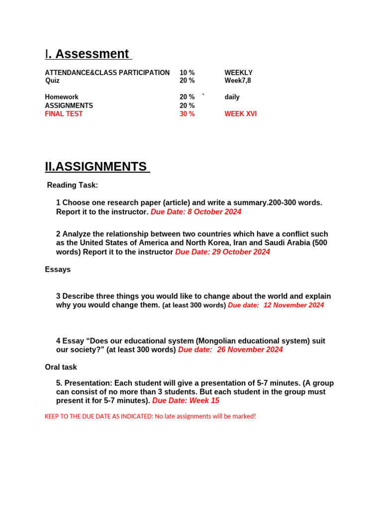 Assignments and assessment 1 group1,2 | PDF