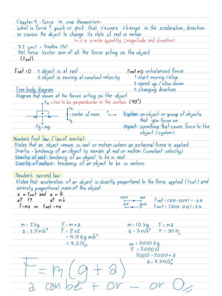 Force | PDF | Force | Weight