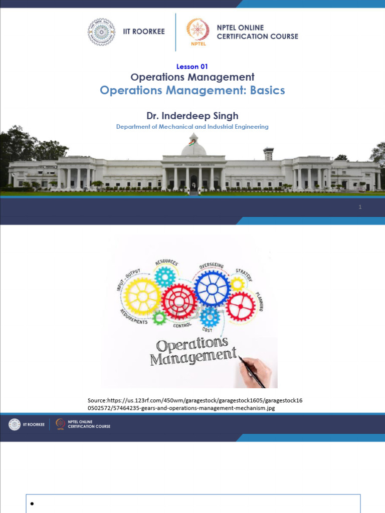 Operations Management Fundamentals | PDF | Operations Management | Business