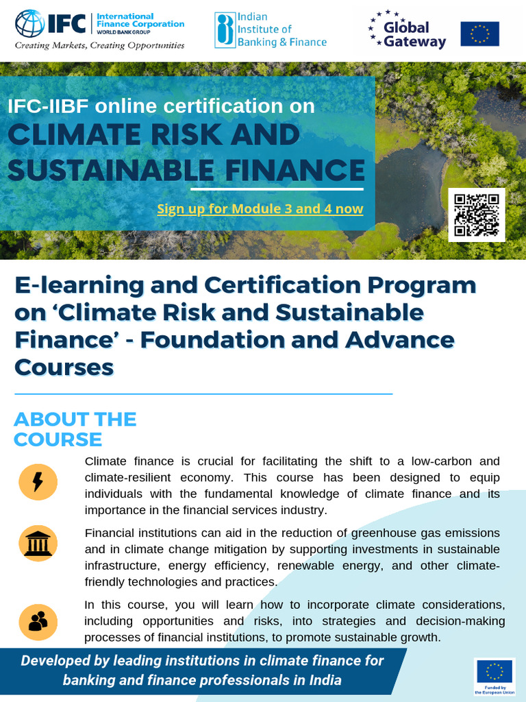 IFC IIBF Climate Risk Adv Leaflet | PDF | Climate Change | Sustainable Development