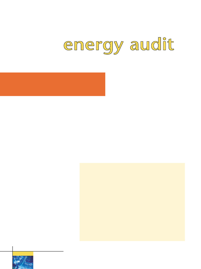12 Conducting An Energy Audit | PDF | Audit | Energy Conservation