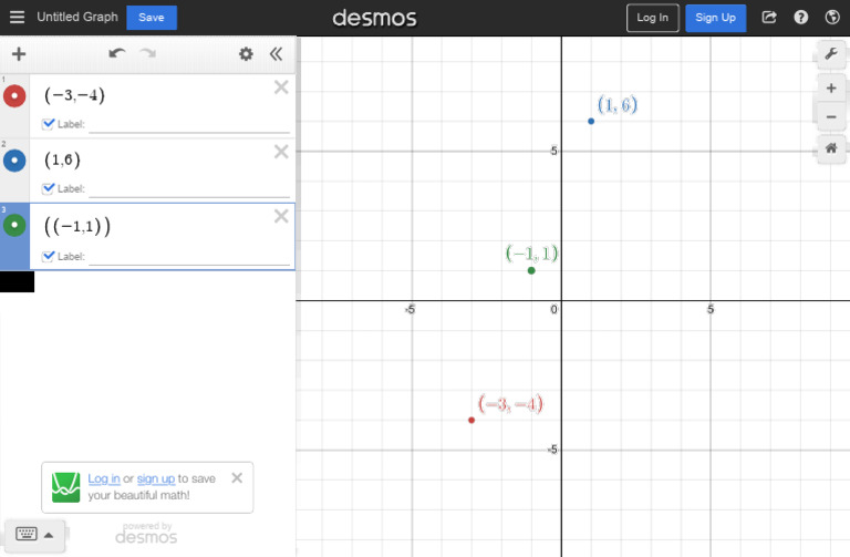 Desmos Graphing Calculator 6 | PDF