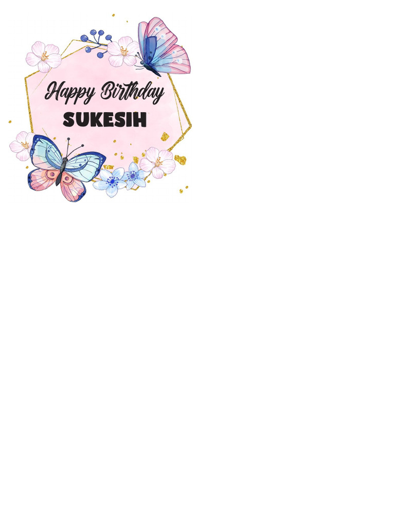 Happy B Thday: Sukesih | PDF