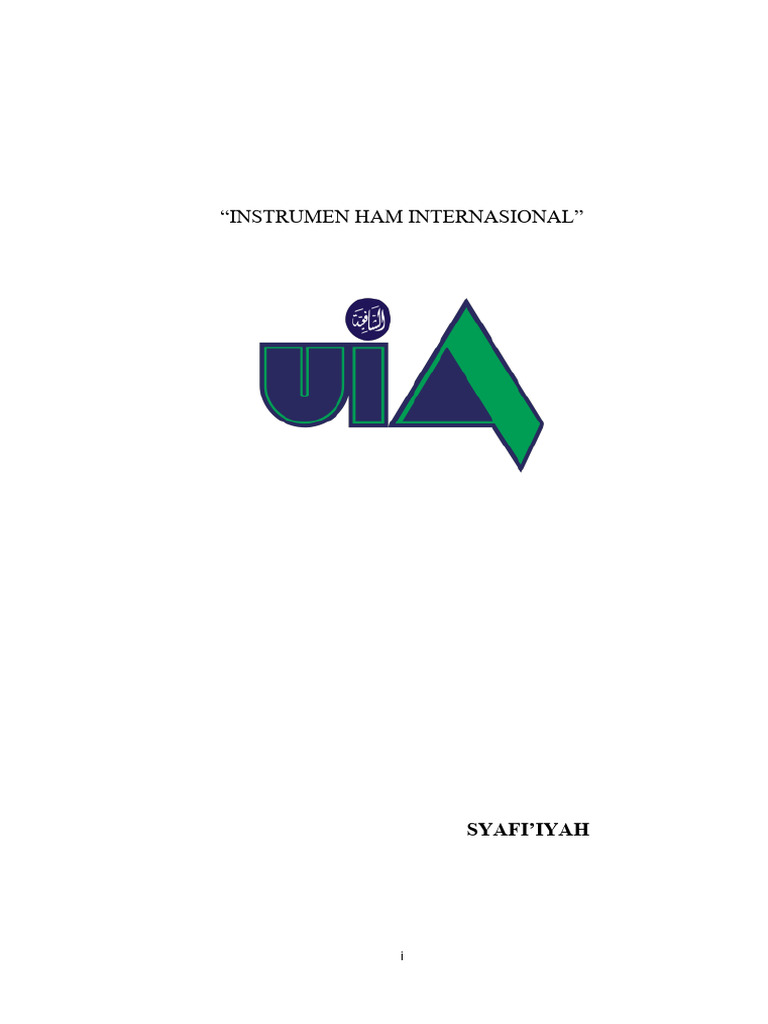 Putri Indah Ruswanta (3120220062) Instrumen HAM Insternasional | PDF