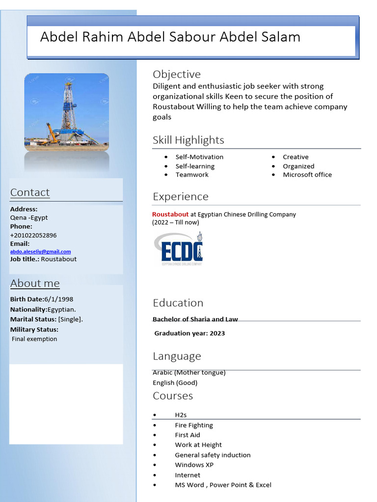 Abdel Rahim Abdel Sabour Abdel Salam | PDF