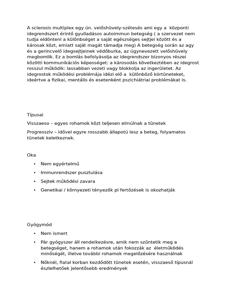 A Sclerosis Multiplex | PDF