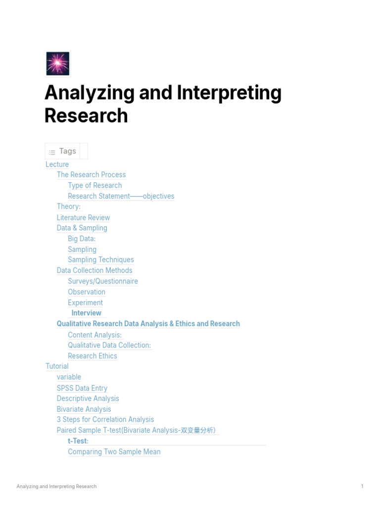 Research Data Analysis Techniques | PDF | Sampling (Statistics) | P Value