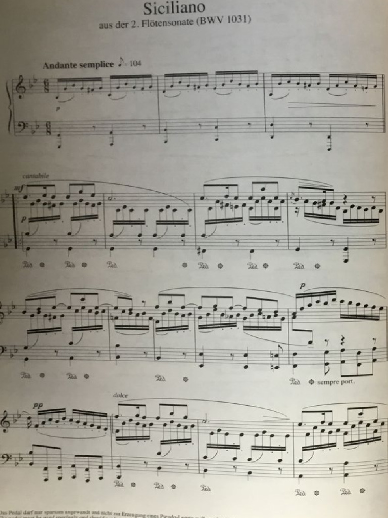 Score Bach SIciliano | PDF