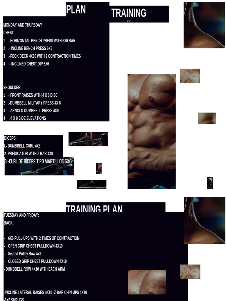 Training Plan | PDF | Physical Fitness | Physical Exercise