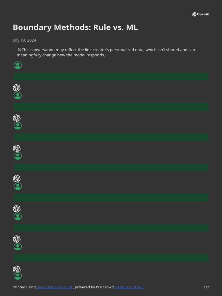 Boundary Methods_ Rule vs. ML | PDF