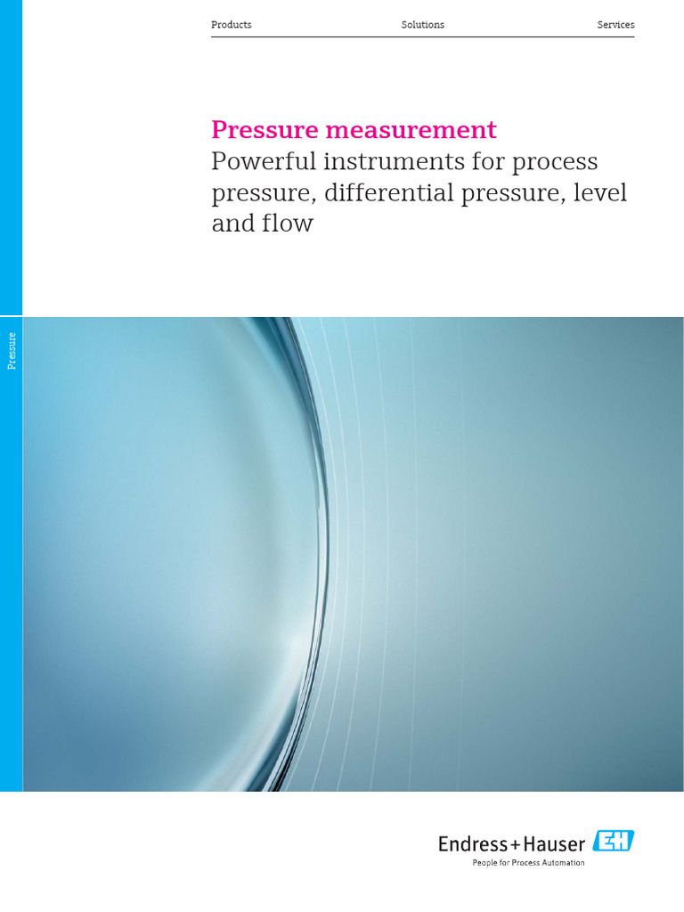 Pressure Measurement p Dp OVERVIEW | PDF | Pressure Measurement | Pressure