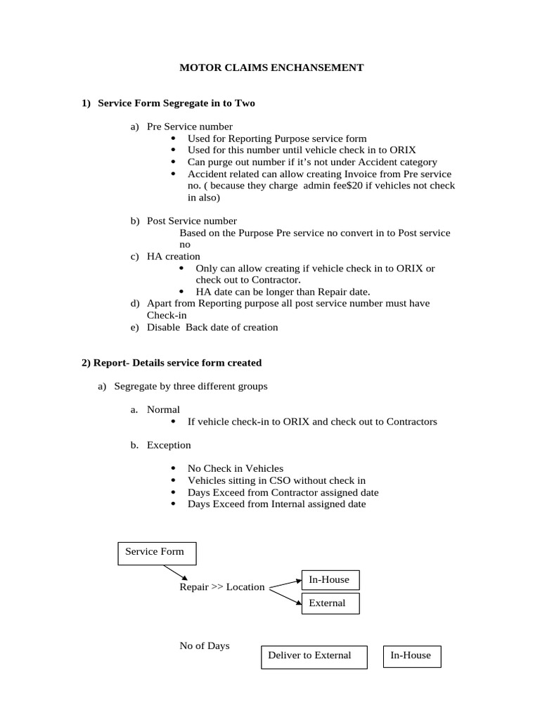 Motor Claims Process Guide | PDF | Invoice