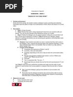 Spanish Dialogue Writing Practice | PDF | Rubric (Academic) | Linguistics