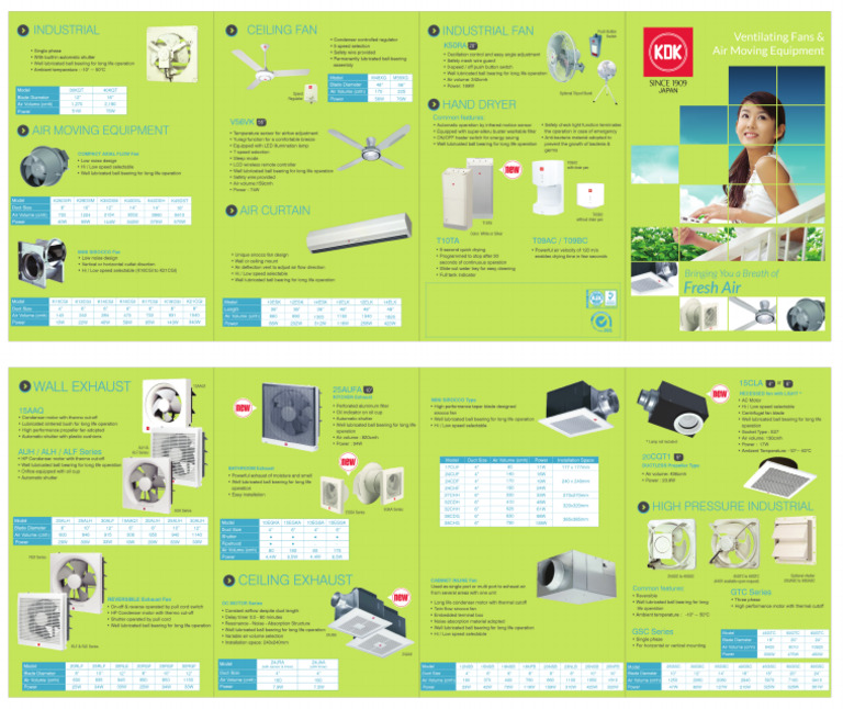 KDK Brochure (INDUSTRIAL) | PDF