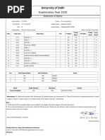 BA Marksheet | PDF