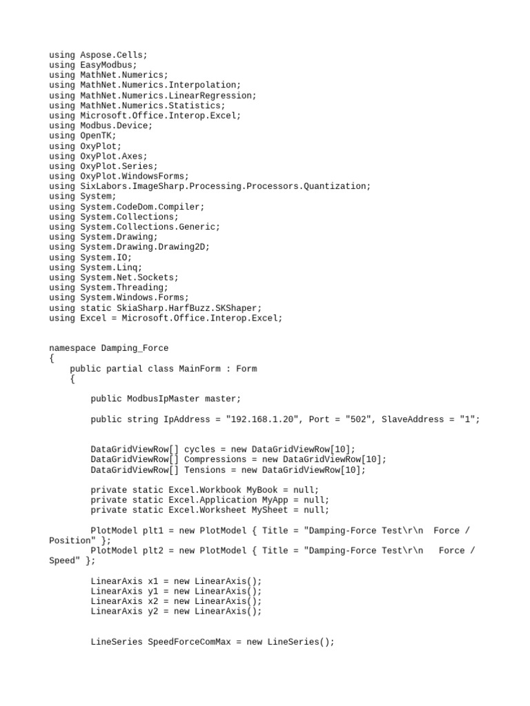 MainForm.cs | PDF | Microsoft Excel | Parameter (Computer Programming)