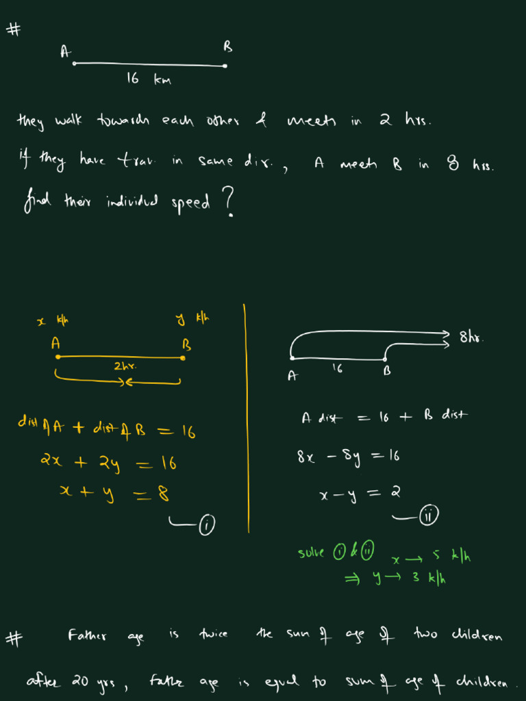 Word Prob Algebra Class 02 | PDF
