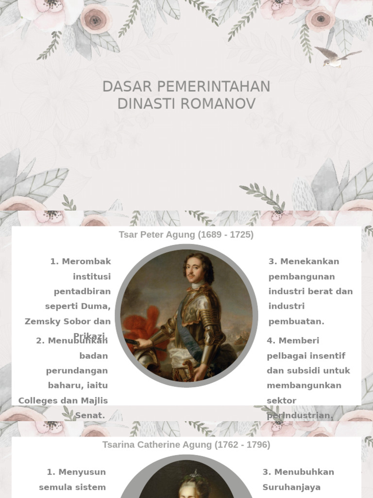 Dasar Pemerintahan Dinasti Romanov | PDF