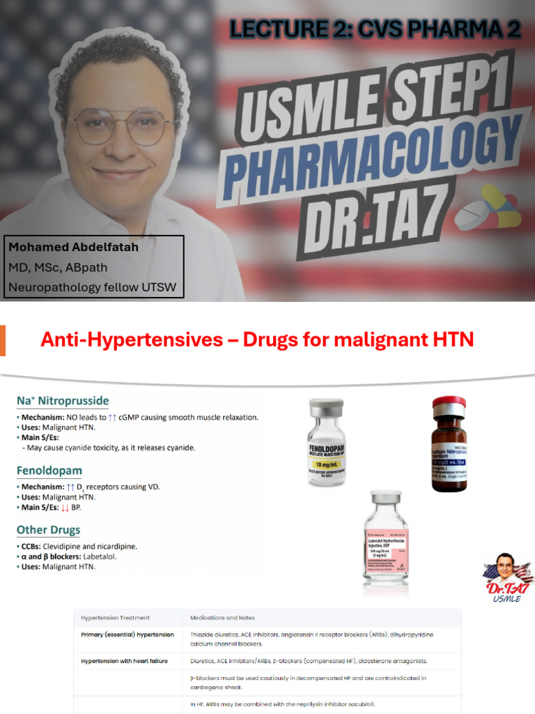 Lecture 2 - CVS Pharma 2 | PDF | Heart | Cardiac Muscle