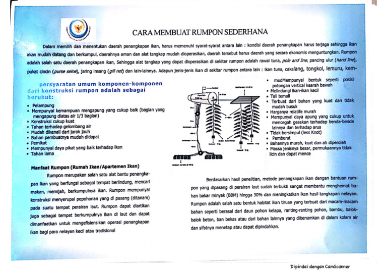 Leflet Rumpon Sederhana | PDF