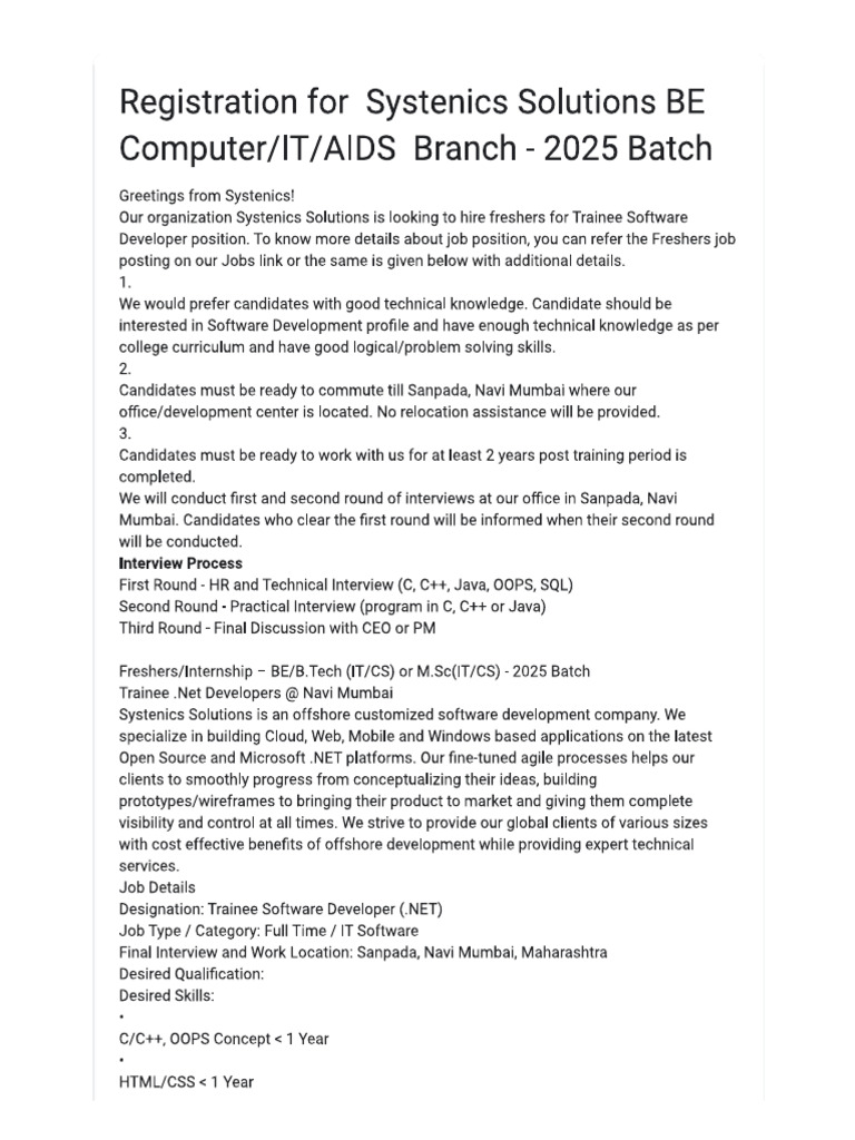 Systenics Solutions ANS | PDF