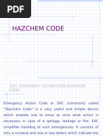 Hazchem Code PDF | PDF | Dangerous Goods | Hazards
