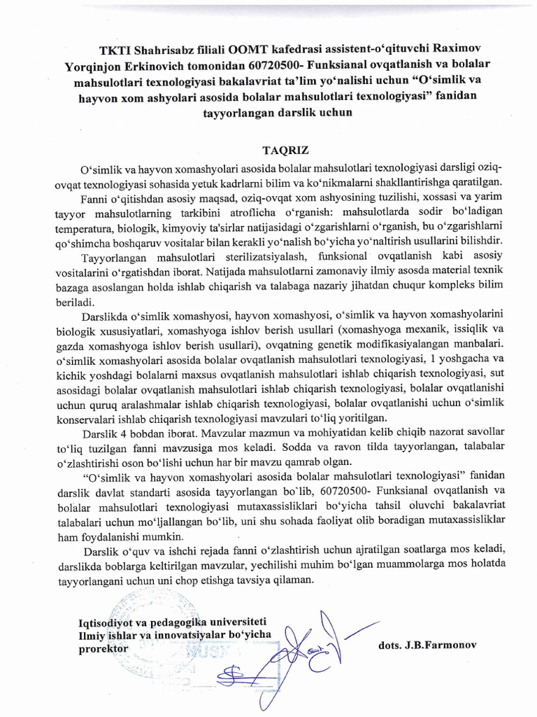 O Simlik Va Hayvon Xom Ashyolari Asosida Bolalar Mahsulotlari ...