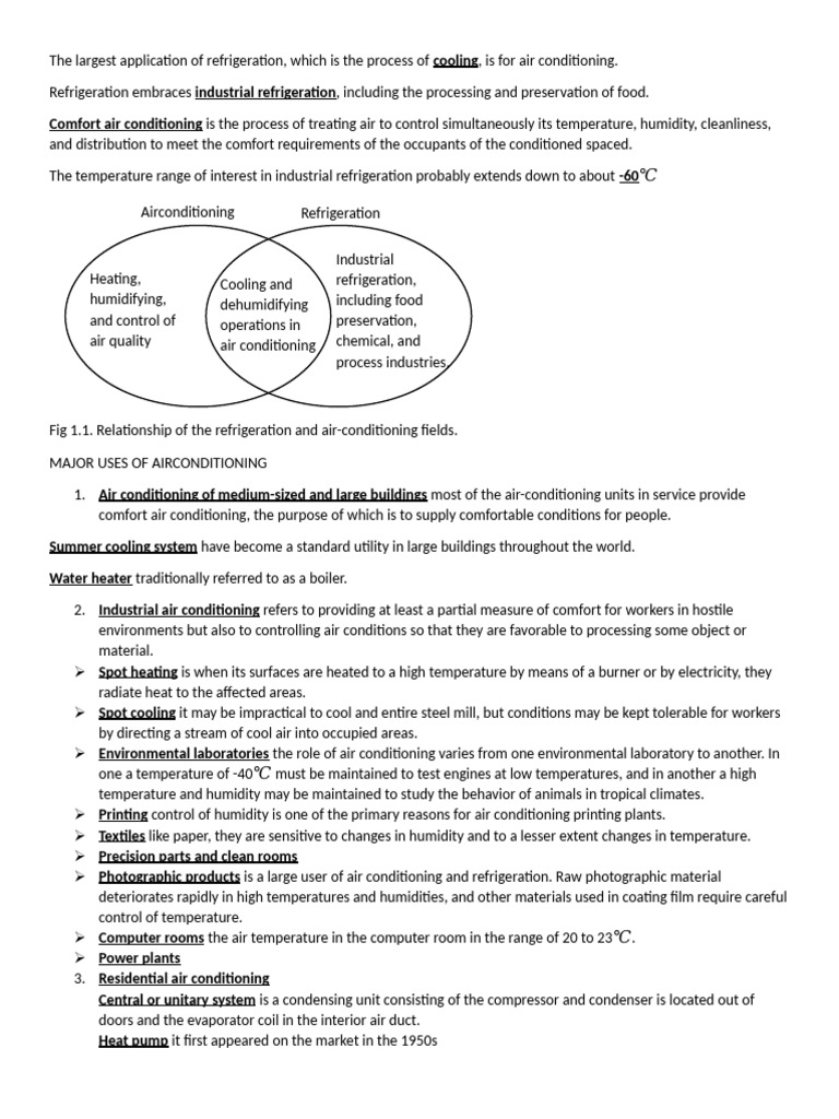 Applications of Refrigeration and Air Conditioning | PDF | Air ...