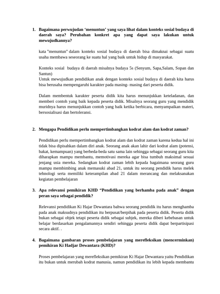 Elaborasi Pemahaman Topik 2 | PDF