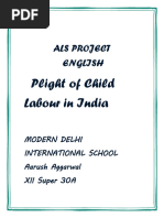 Child Labour Project | PDF | Child Labour | Childhood