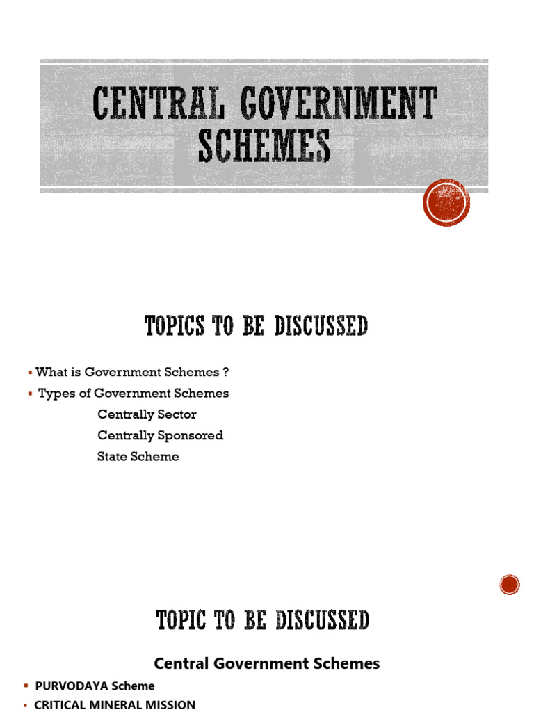Central Govt Scheme 2024 | PDF | Government Of India | Economy Of India