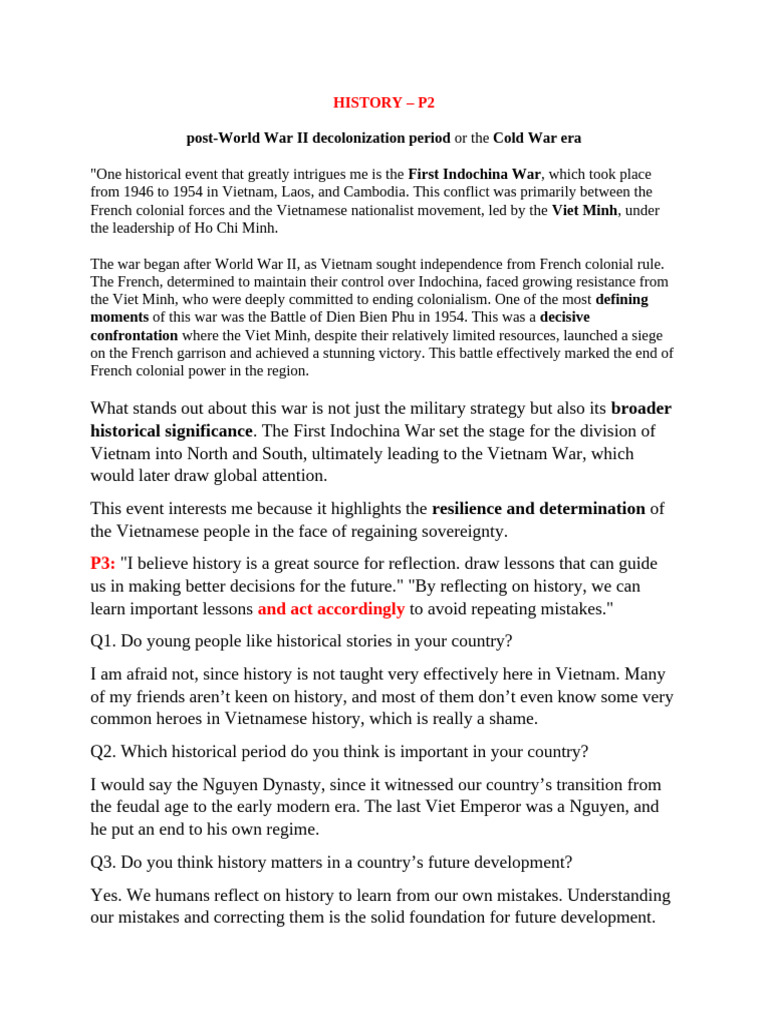 First Indochina War: Key Historical Insights | PDF | French Indochina ...