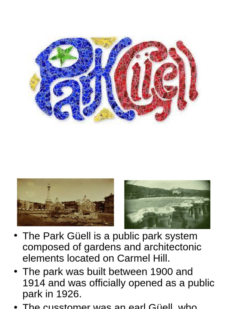Explore Park Güell: Gaudí's Masterpiece | PDF