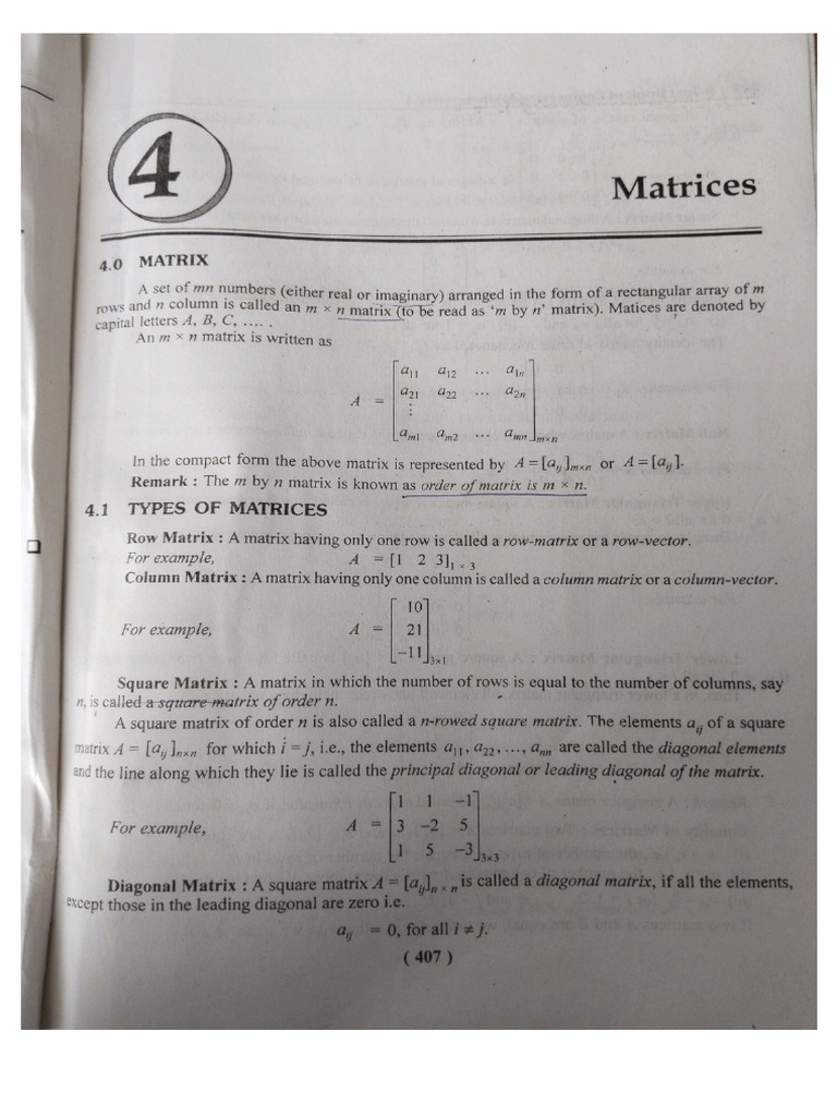Matrix Unit1 Copy | PDF