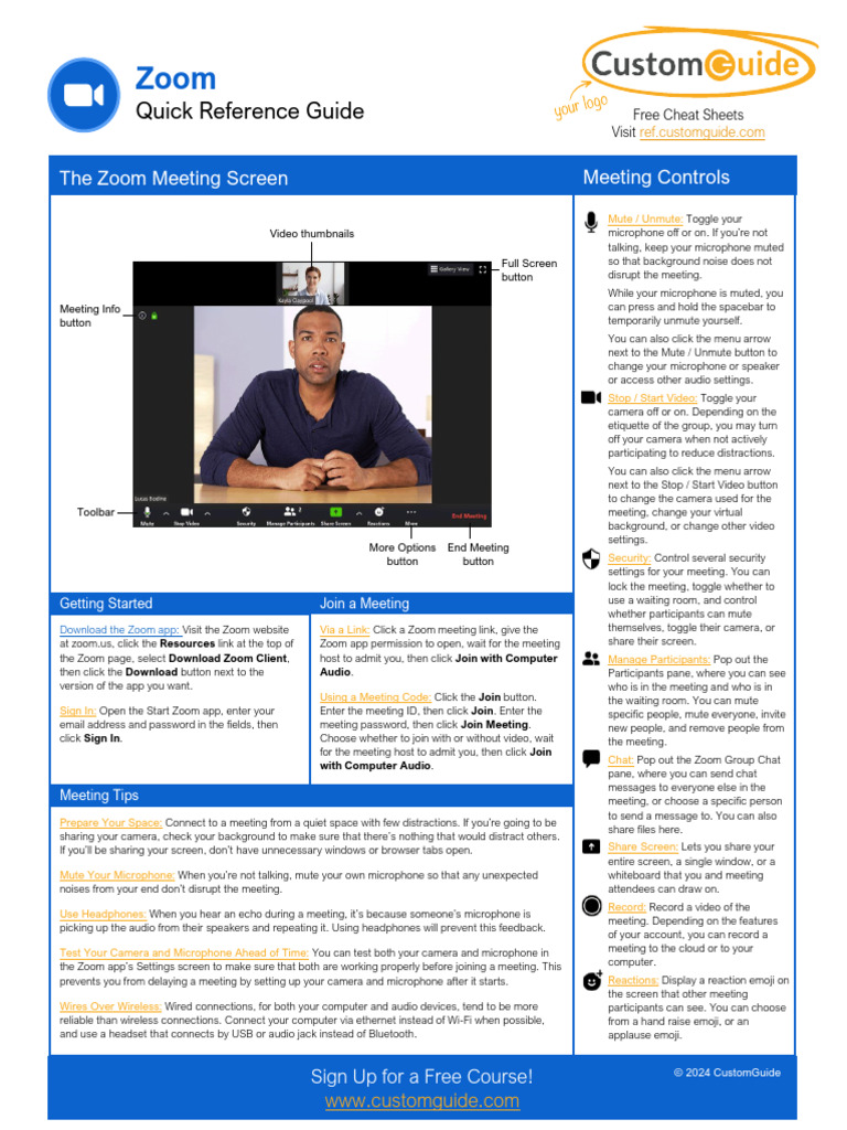 zoom-quick-reference-2 | PDF | Button (Computing) | Window (Computing)